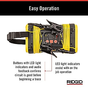 RIDGID 21898 SeekTech ST-305 Line Transmitter, Line Tracer and Underground Line Locator,Yellow,Small
