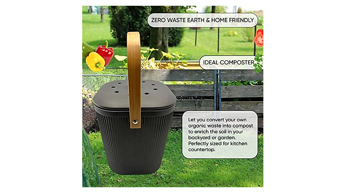 Compost Bin Kitchen - Eco-Friendly Countertop Composting Solution