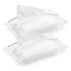 Navaris Wet Wipes Dispenser - Set of 2 Baby Wipe Travel Refillable Pouch Holder Container Bag Case - Portable Flushable Wipes Dispenser - Opaque