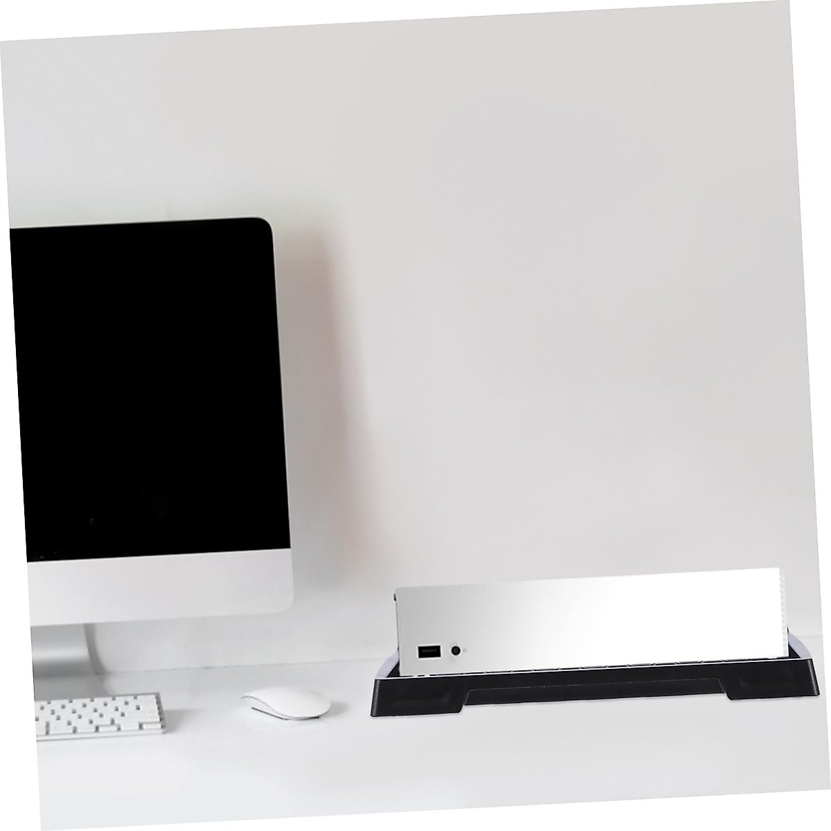 SOLUSTRE Gaming Stand Braces Game Console Vertical Stand with Ventilation Hole Compatible for Series S Cooling Racks Consoles