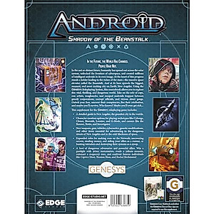 Fantasy Flight Games Genesys Roleplaying Game Shadow of the Beanstalk SOURCEBOOK - Explore a Cyberpunk Future! Fantasy Game for Kids & Adults, Ages 14+, 2-8 Players, 1+ Hour Playtime, Made by EDGE Studio