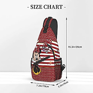 Ouhlcsp Adult Unisex Cross chest bag Crossbody Sling Backpack Travel Hiking Daypack for Women Men diagonally Shoulder Bag Gifts - anime 26