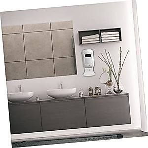 CALLARON 2pcs Water Tray Plastic Cup Holder Liquid Hand Soap Wall Soap Dispenser Automatic Soap Dispenser Tray Fabric Softener Drip Tray Container Foam Floor Laundry Abs Hand Use White Beer