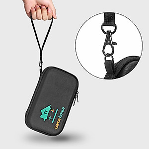 Pinson Travel Carrying Case Compatible With Backbone One Controller, Extra Room for Accessories (black)