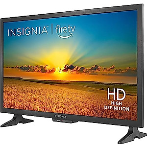 INSIGNIA 24-inch Class F20 Series Smart HD 720p Fire TV, Alexa, Apple AirPlay, with Compatible Kwalicable High Speed 6FT HDMI Cable and Microfiber Cleaning Cloth… (24 Inches)