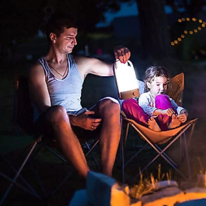 KLEAH Portable Cordless Lantern Table Lamp, 360° Portable Handle, Stepless Dimmer, Powerful Long-Lasting 50hrs, Rechargeable LED Lantern for Camping Bedroom Party