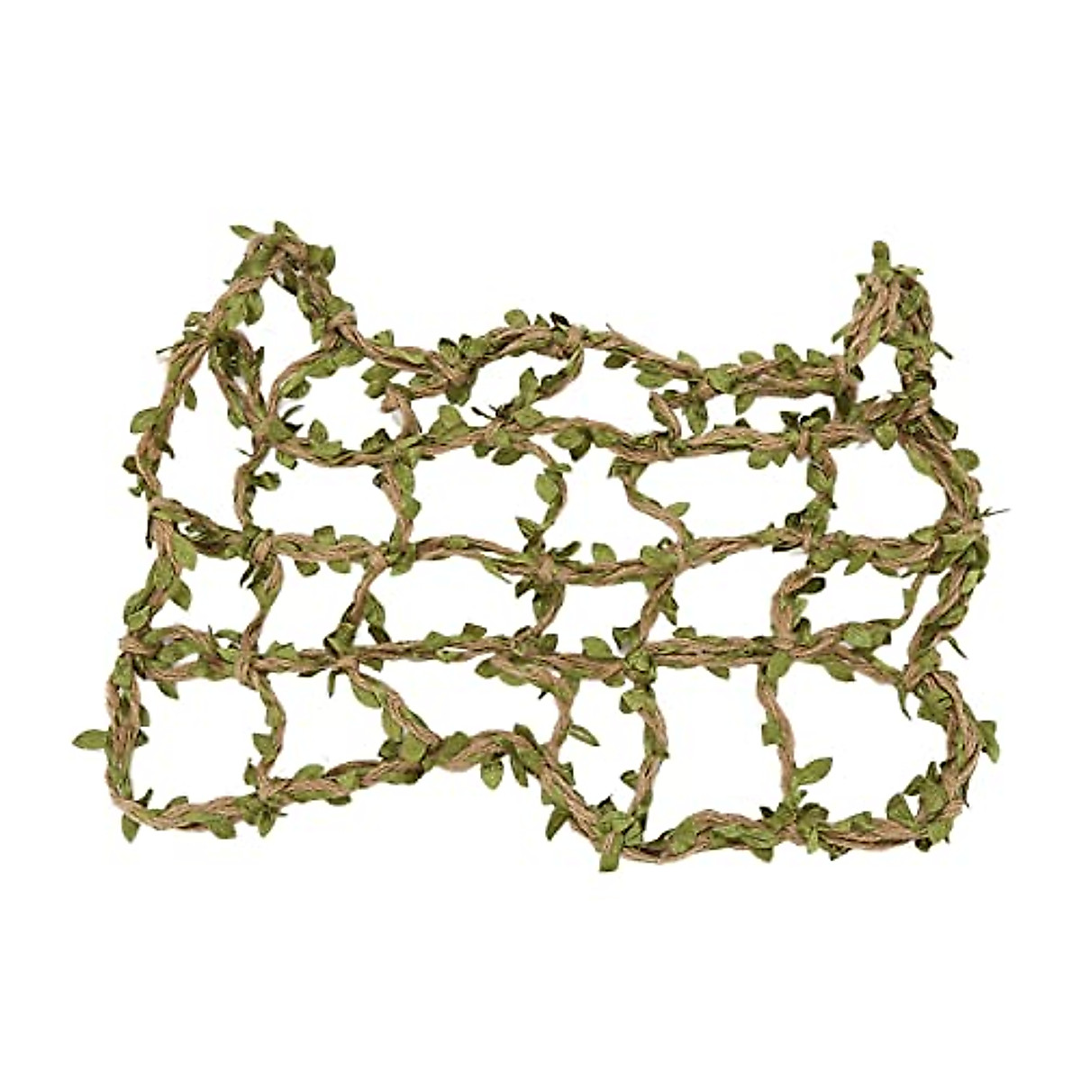 Pet Bird Climbing Rope Net, Perch Toy Decor Cotton Hemp Rope Ladder Small Animal Rope Net Ladder Small Animal Rope Net Bird Climbing Net for Birds and Hamsters