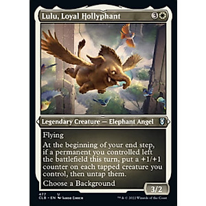 Magic The Gathering - Lulu, Loyal Hollyphant (477) - Etched - Foil - Battle for Baldur's Gate
