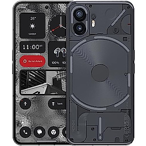 Nothing Phone 2 5G Dual 256GB 12GB RAM Unlocked (GSM Only | No CDMA - not Compatible with Verizon/Sprint) Global, NGP Wireless Charger Included – Dark Grey