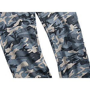 Camo Denim Jeans for Men Moto Biker Slim fit Stretch Jeans Camouflage Skinny Cargo Pants Military Army Combat Pants (Camouflage 1,34)