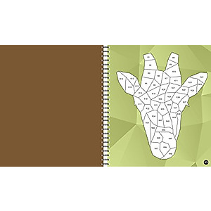 Brain Games - Sticker by Number: Animals (28 Images to Sticker)