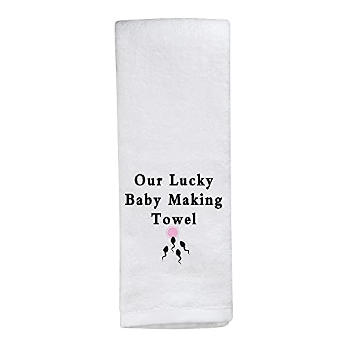 Infertility Gift Sex Towel Our Lucky Baby Making Towel Good Luck Towel Bathroom Bedroom Towel (Baby Making Towel)