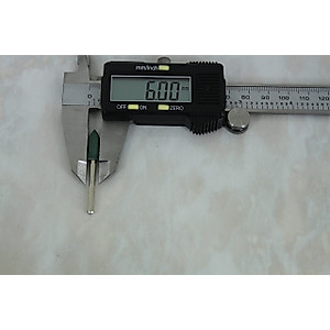 TEMO 10 pc 6 mm (1/4 Inch) Bullet Rubber Rotary Tool Polishing Burr with 3 mm (1/8 Inch) Shank for Dremel Rotary Tools