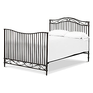 NAMESAKE Noelle 4-in-1 Convertible Metal Crib in Vintage Iron, Greenguard Gold Certified