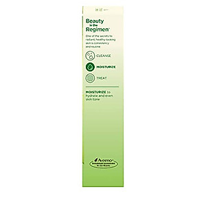 Aveeno Positively Radiant Sheer Daily Moisturizing Lotion for Dry Skin with Total Soy Complex and SPF 30 Sunscreen, Oil-Free and Non-Comedogenic, 2.5 fl. oz