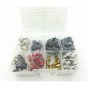 MUMUJJ 202pcs Personal Computer Screws & Standoffs Set Assortment Kit for Mother Board, Computer PC Spacer Screws Assortment Kit for Hard Drive Computer Case Motherboard Fan Power Graphics
