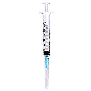 Brandzig 3ml Syringe with Needle - 23G, 1" Needle (100-Pack)…
