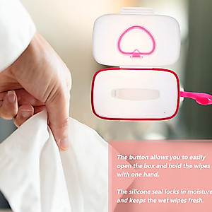 Artibetter 2pcs Adult Wipes Wipes Dispenser, Baby Box, Portable Wipes Dispenser, Baby Wipes case, Baby Wipe Holder, Lovely Infant Wipes Storage Water Wipes Baby Box Baby Wipe Warmer