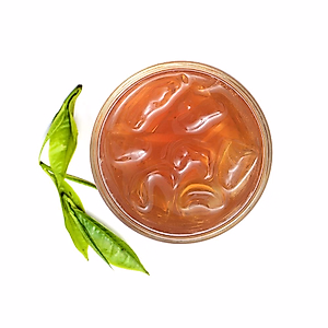 Walters Bay Peach Iced Tea | 12 Quart Sized Tea Bags, Ceylon Tea, Unsweetened, Peach Flavored, 100% Hand Plucked, Black Tea