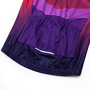 Aogda Cycling Jerseys Women Bike Tops Bicycle Shirts Ladies Biking Clothing（Medium）