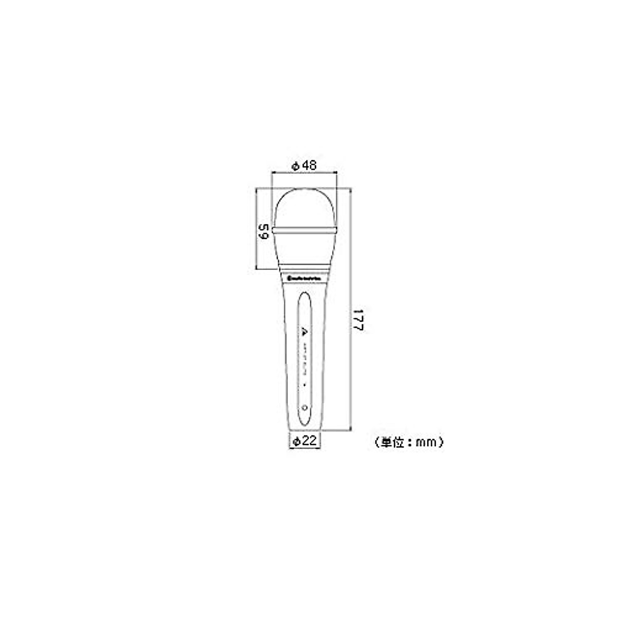 Audio-Technica Microphone, XLR, Black (AE6100)