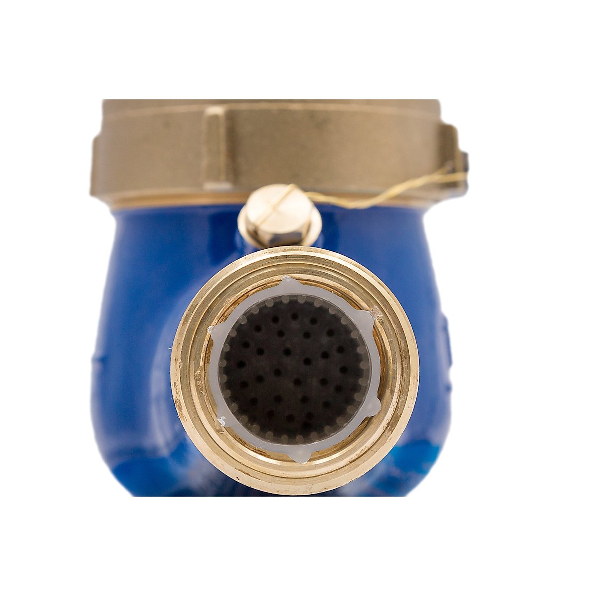 2 Inch Multi-Jet Brass Totalizing Water Meter with Pulse Output, Sealed Dry Dial, Internal Strainer, Horizontal Mount, for Non-Potable Water Systems, Max Pressure 150 PSI
