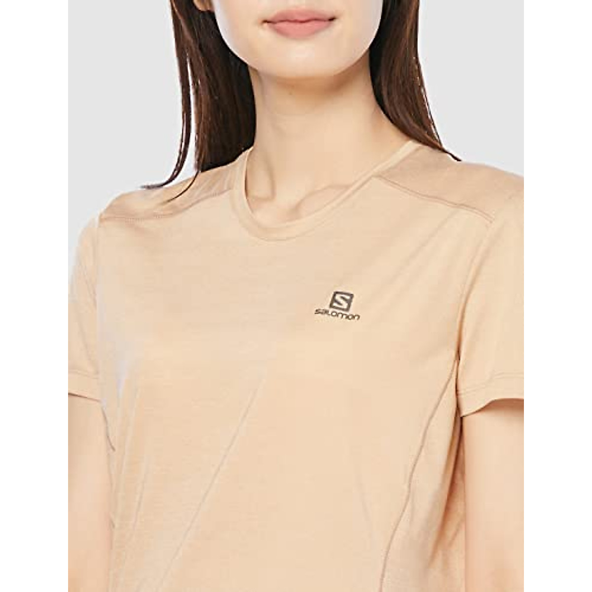 Salomon Women's Standard T-Shirt (Short Sleeve), Sirocco, L