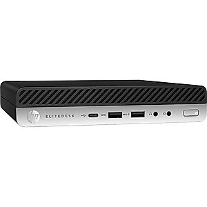 HP 800 G4 Mini Desktop Intel i5-8500T UP to 3.50GHz 32GB DDR4 New 1TB NVMe SSD Built-in Wi-Fi BT Dual Monitor Support Wireless Keyboard and Mouse Win11 Pro (Renewed)