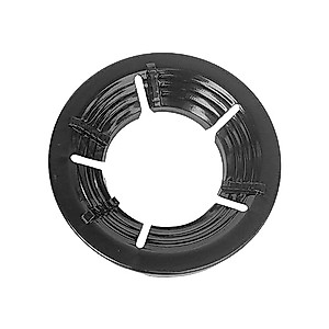 Fenteer Stainless Steel Energy Saving Rings Wok Rack Rings Stand Durable Windproof Gas Rings for Home for Sauce Pans Restaurant, 5 Holes