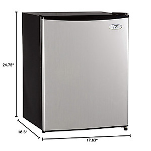 RF-245SS: 2.4 cu. ft. Stainless Refrigerator with Energy Star