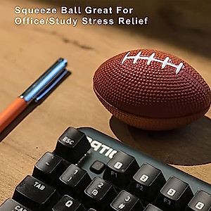 GiftExpress 1 Dozen 4" Foam Mini Football Stress Balls, Mini Sport Balls, Superbowl Decoration Party Favor, Football Themed Party Supplies and Giveaways (Football)