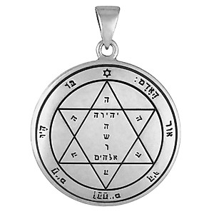 Moonlight Mysteries Sterling Silver Second Pentacle of Mars Talisman for Health