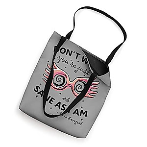 Harry Potter Luna Lovegood Spectrespecs Black Tote Bag