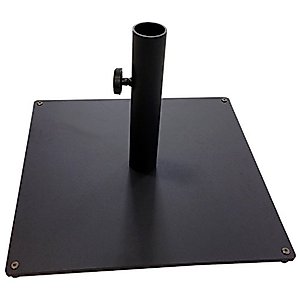 Tropishade Steel Plate Umbrella Base, 36 lbs, Black