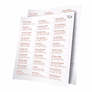 Office Depot White Inkjet/Laser Address Labels, 1in. x 2 5/8in., Box Of 7,500, 505-O004-0005