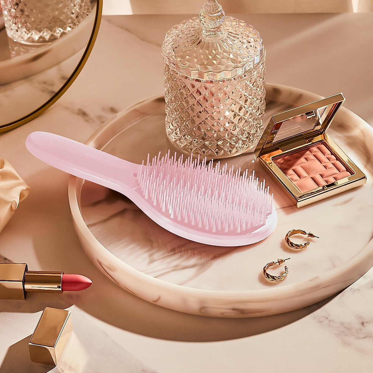 Tangle Teezer The Ultimate Styler Hair Styling Brush for Dry Styling, Maintains, Blends & Adds Volume, Texture & Shine, Millennial Pink