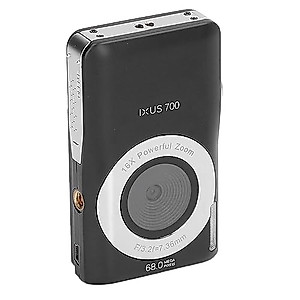 Zoom Digital Camera, Daily Digital Camera Beauty Filter (Black)