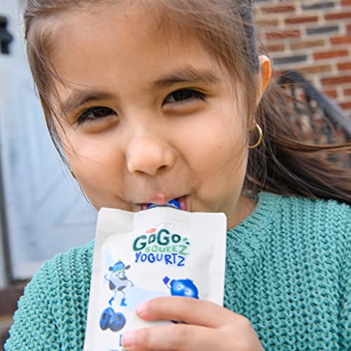 Gogo Squeez Yogurtz Variety Pouches - Real Yogurt and Fruit - 10 Blueberry and 10 Strawberry Pouches - Gluten Free, No preservatives and kosher Certified 20 x 3 oz. (4 - Pack)