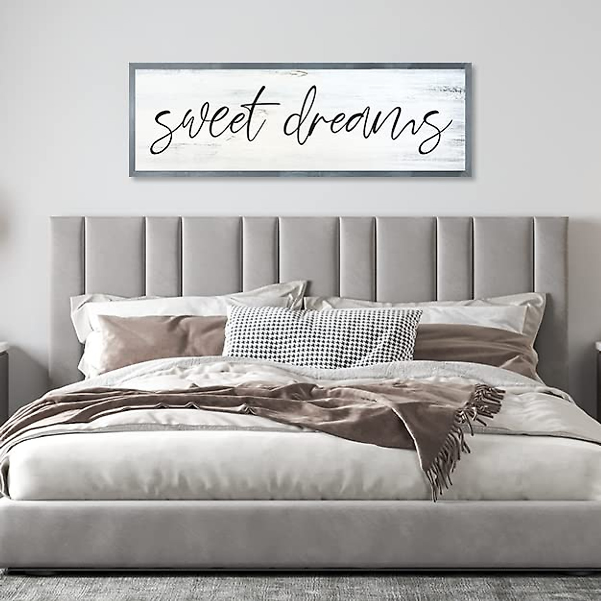 Sweet Dreams Sign over the bed master bedroom Sign decor