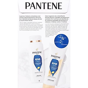 Pantene PRO-V Repair & Protect Shampoo, 12 oz + Conditioner, 10.4 oz