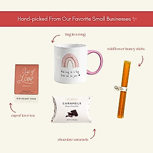 Unboxme Mug + Tea Gift Box For Her | Get Well Soon, Thinking Of You, Sympathy, You Got This, or Birthday Gift Basket | Care Package For Women, Mom, Sister, Best Friend (Sending Hugs Card)