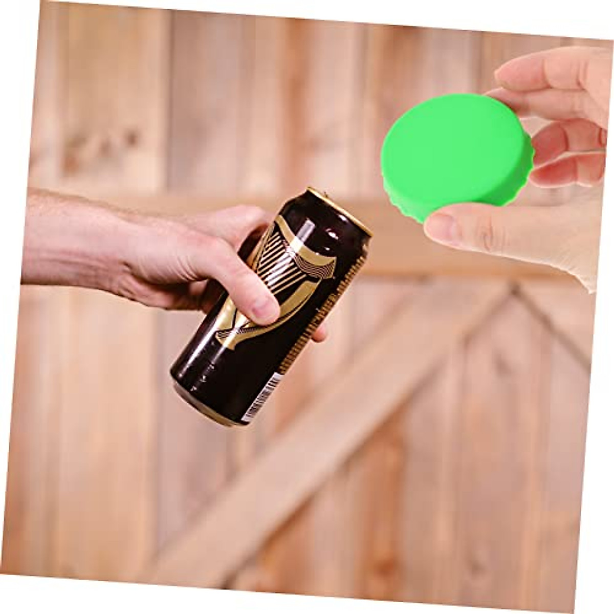 Yardwe 12pcs Can Sealing Lid Drinking Bottle Caps Seasoning Bottle Stoppers Rubber Bottle Topper Wine Bottle Cap Beer Silica Gel Silicone Caps Bottle Caps for Home Brewing