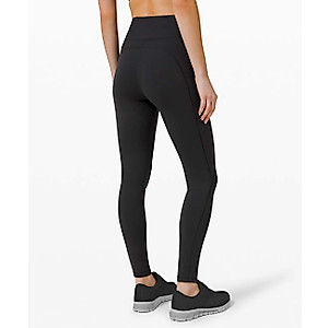 PHISOCKAT High Waist Yoga Pants Women with Pockets, Leggings for Women Tummy Control, Workout Leggings Black