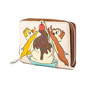 Loungefly Disney Chip and Dale Cherry On Top Faux Leather Wallet