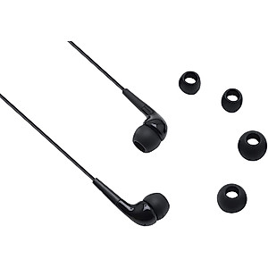 gotor in-Ear Wired Earbuds Headphones Cancelling Earphone HiFi Stereo Sound Inear Earbuds Headset Earplug (Black)