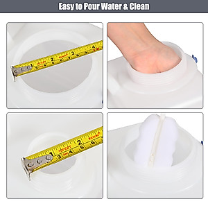 RedSwing 4 Gallon/15L Portable Water Container with Spigot, Water Storage Carrier for Camping Outdoor Hiking, BPA Free