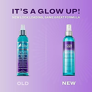 The Mane Choice Tropical Moringa Sweet Oil & Honey Endless Moisture Restorative Hair Spray, Supports Natural Hair Growth & Retention, Hydrating Curl Refresher & Shine Spray, Fights Frizz, 8 Fl Oz