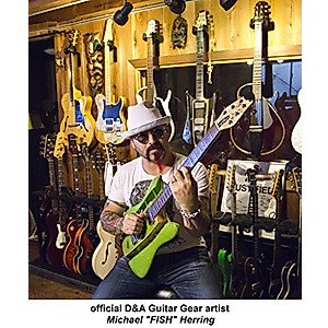 Grip: Professional Grade Guitar Wall Mount – Sturdy Metal Construction, Adjustable Hanger Hook for Electric Acoustic Bass Guitars - Easy Install Into Any Wall, Screws Included