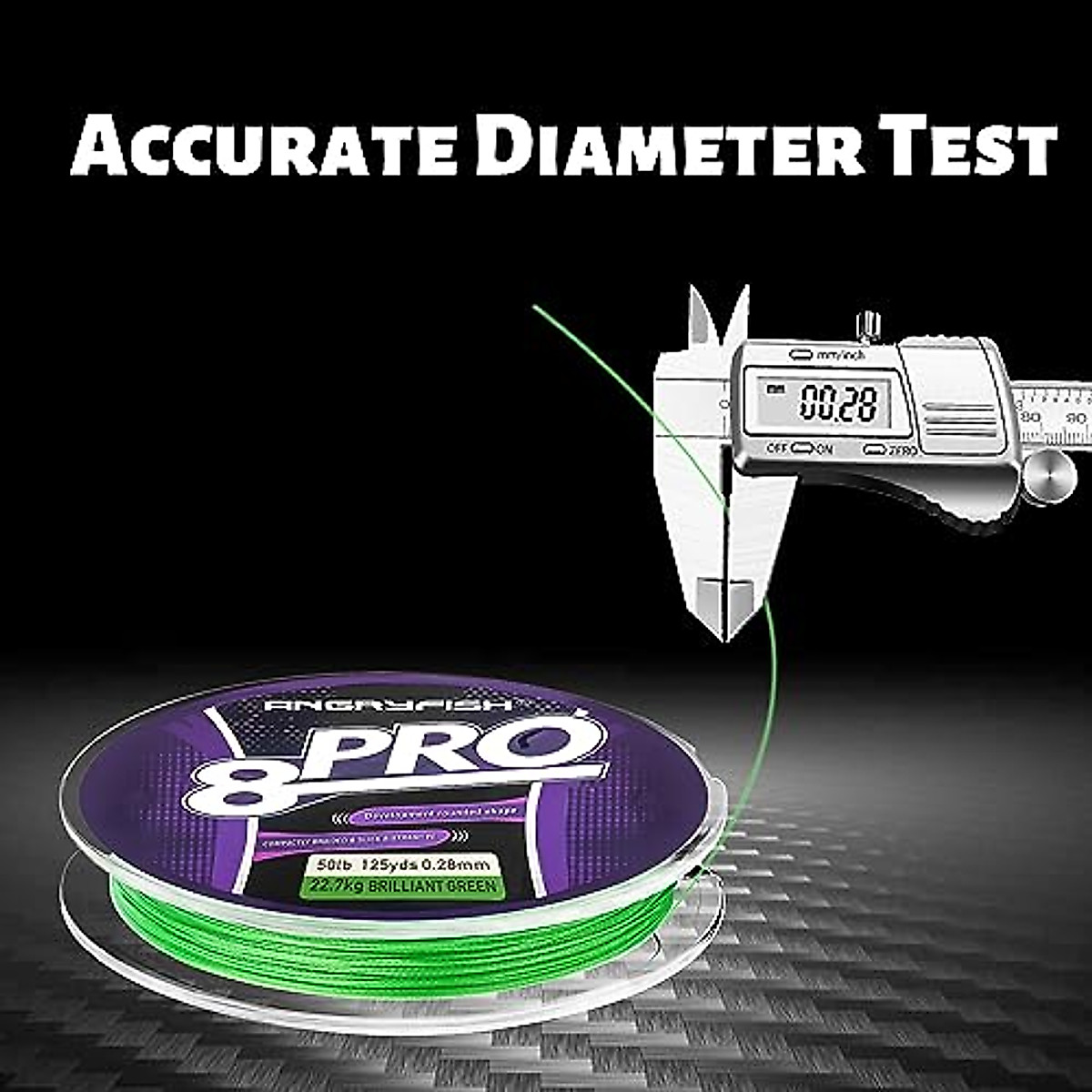 ANGRYFISH 8PRO - Ultra-Thin, Smooth & High-Strength Braided Fishing Line - Exceptional Casting, Enhanced Smoothness, Zero Stretch & Low Memory Superline(Pink,5lb/0.07mm-125yds)