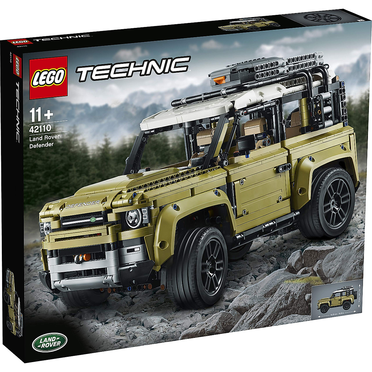 LEGO Technic Land Rover Defender Collector's Model Car 42110 Off Road 4x4 Car,Exclusive Collectible Model, Advanced Building Set